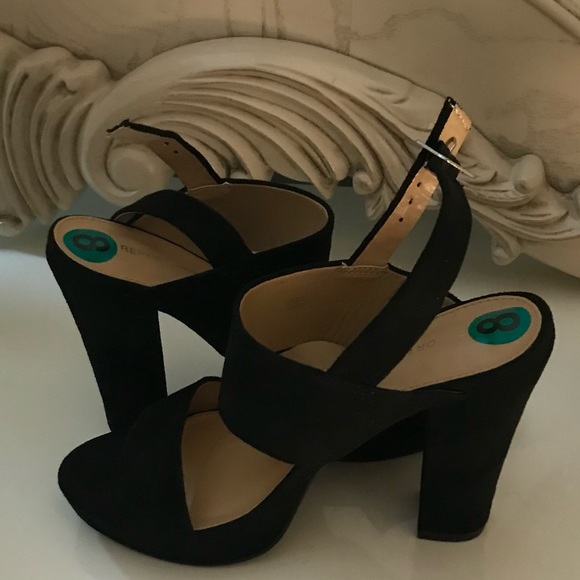 Report Collection | Shoes | Report Black Suede Sandals | Poshmark